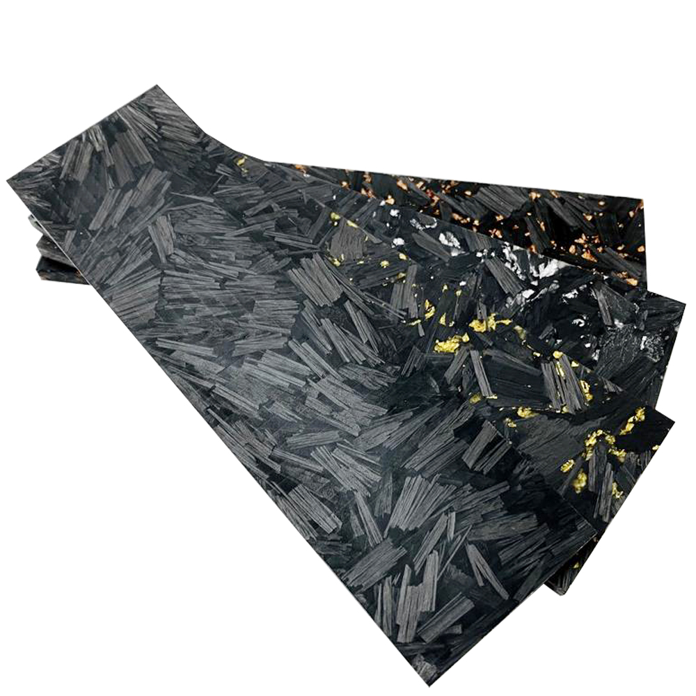 Custom forged carbon fiber sheet