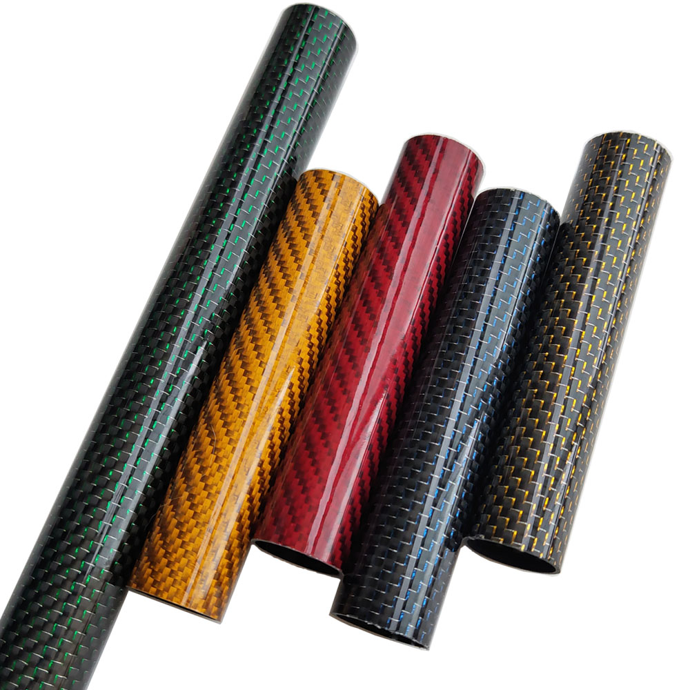 High Modulus and high strength 3k carbon fiber round tube