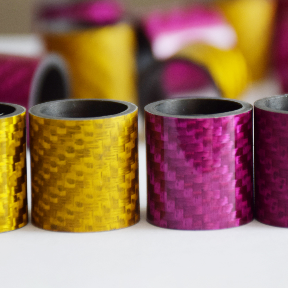 Carbon Fiber Colored Pipes tubes Carbon Fiber Tube High Strength 1mm ...